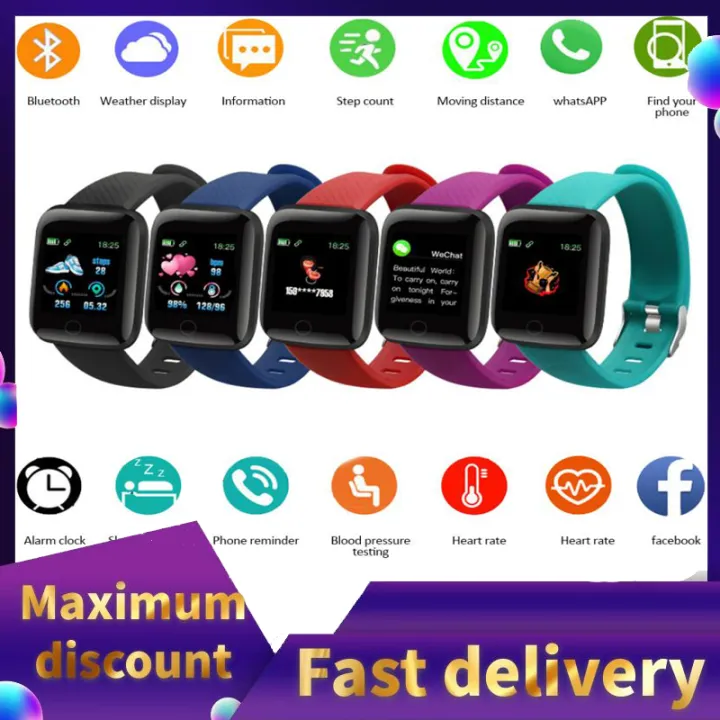 Bluetooth Smart Watch Man WaterProof Pedometer Blood Pressure Heart ...