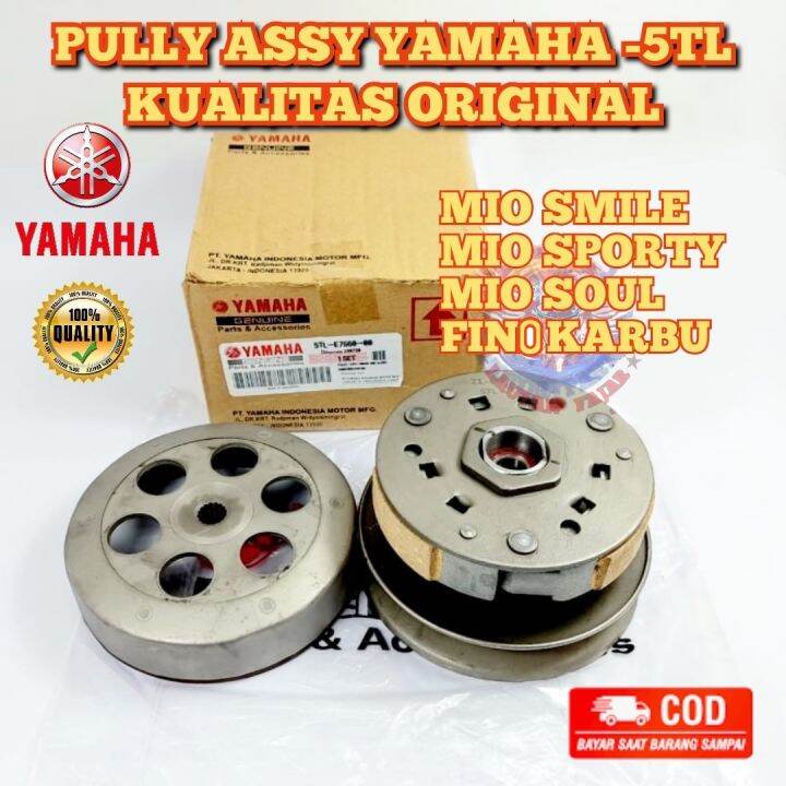 Pully puley assy Fino Karbu , Mio New , Mio sporty , Mio Soul , Revo lama puli pulley assy 5TL ...