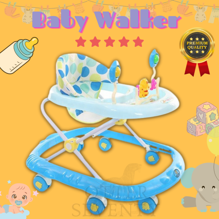 (Ready Stock)BEST Foldable Adjustable Baby Walker Educational ...