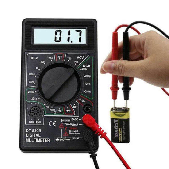Digital Multitester Avometer DT-830B DT830B Mini Digital Multimeter ...