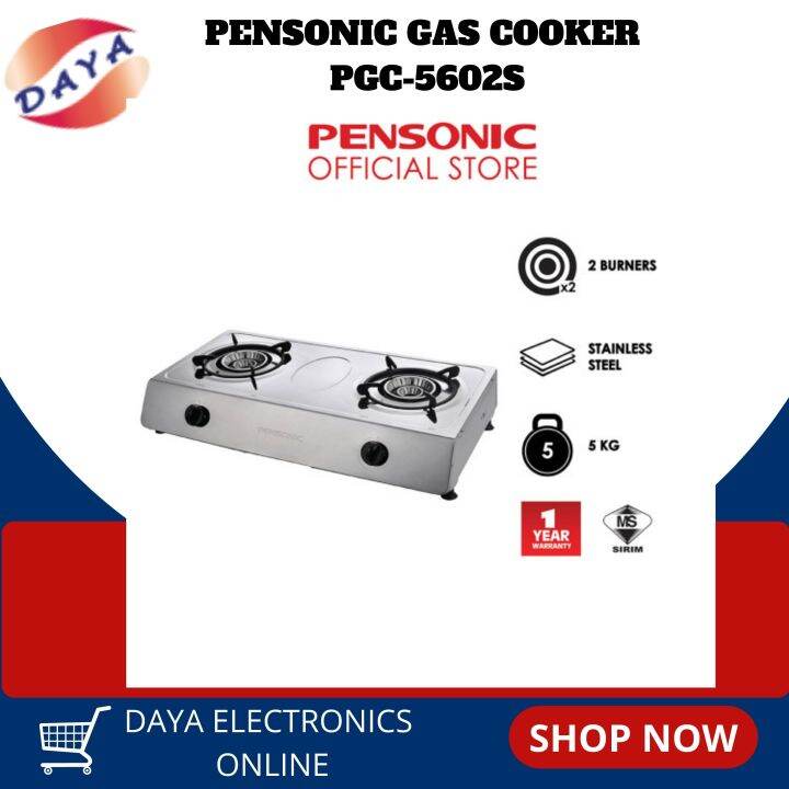 PENSONIC GAS COOKER PGC-5602S | Lazada