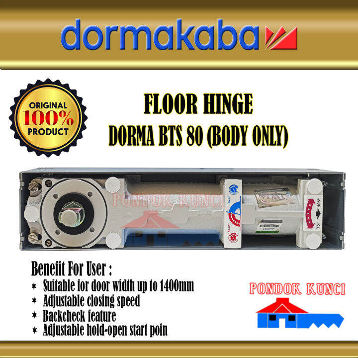 Floor Hinge Dorma BTS 80 / Engsel Tanam Dorma BTS 80 Original | Lazada Indonesia
