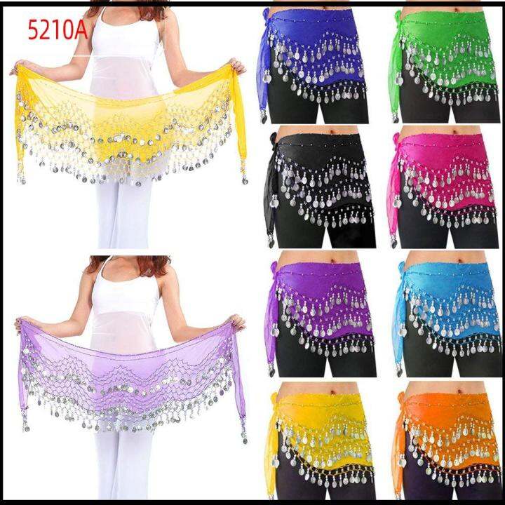 5210A สำหรับประเทศไทย/อินเดีย/อาหรับ เซ็กซี่สุดเซ็กซี่ เลื่อมประดับโลหะแวววาว แสดงคอสตูม เข็มขัด ...