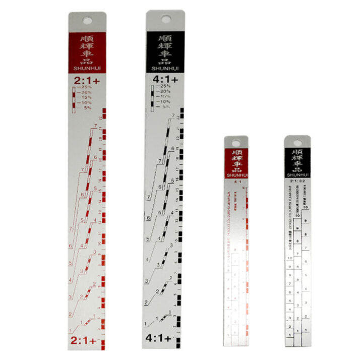 Standard paint adjustment ruler Paint scale ruler Paint adjustment tool ...