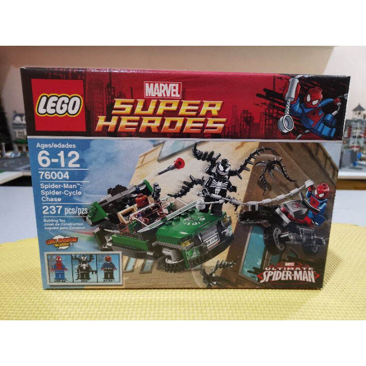[BOB] 76004 Original Marvel LEGO Super Heroes Spider-Man Spider-Cycle ...