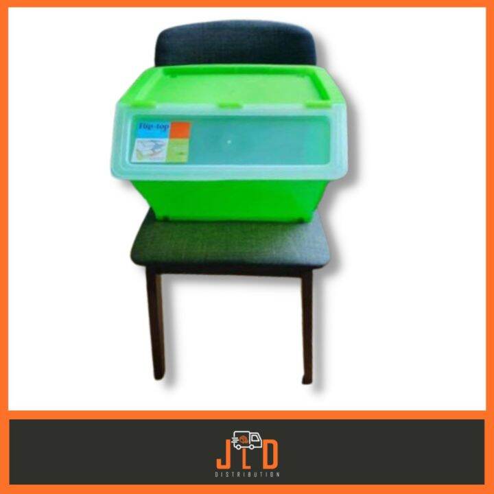 Flip Top Storage Box with Wheels Big Container Large 48L & 56L Fliptop ...