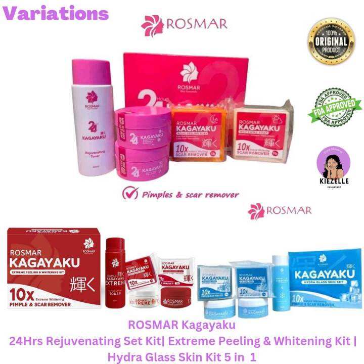 ROSMAR 24H Kagayaku 5in1 Rejuvenating kit | Lazada PH