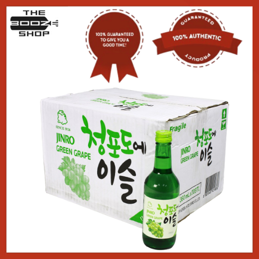 Jinro Chamisul Green Grape Soju 360ml x 20 (Case) | Lazada PH