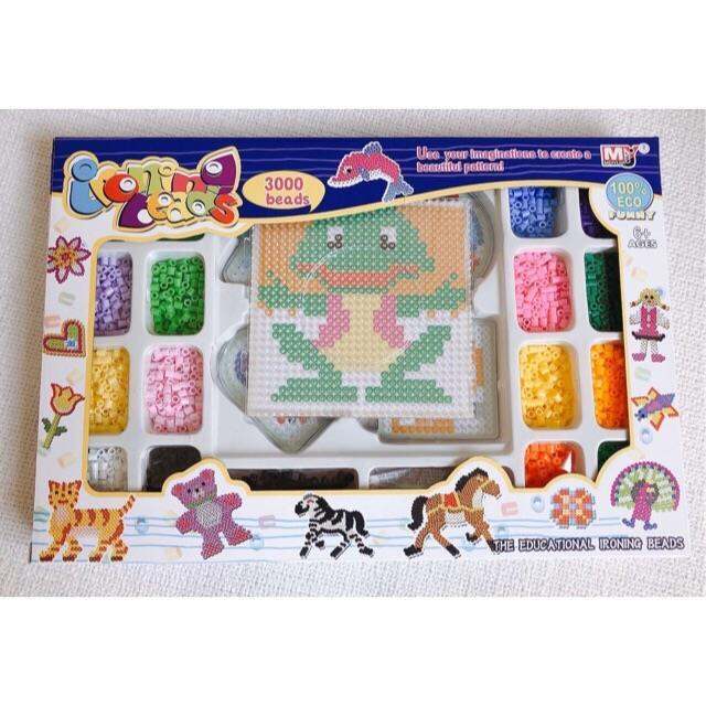 [COD]jengdeng86423 Perler beads Kit set 3000 beads 16 colors 5mm with ...