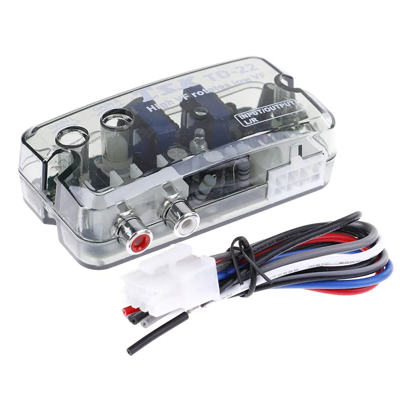 กล่องแปลงสัญญาณเสียง HI TO LOW TSK TD-22 จากหลังวิทยุเดิมให้เป็นหัว RCA ได้โดยใช้วิทยุเดิม ...