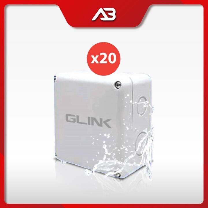 🌲🌲🦜..โปรเด็ด.. GLINK กล่องกันน้ำ Junction Box 4x4x2.5 นิ้ว สำหรับกล้อง ...