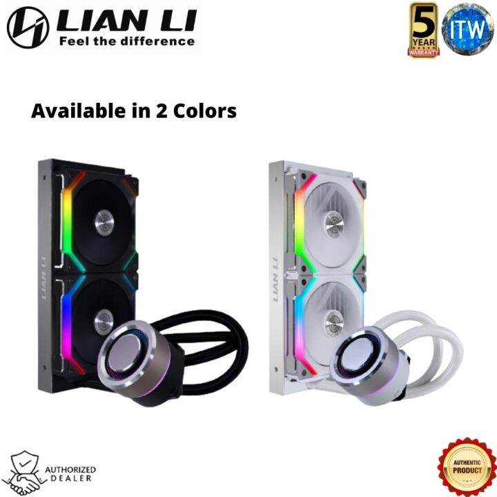 LIAN LI GALAHAD 240mm Addressable RGB Fans UNI FAN SL120 EDITION AIO ...