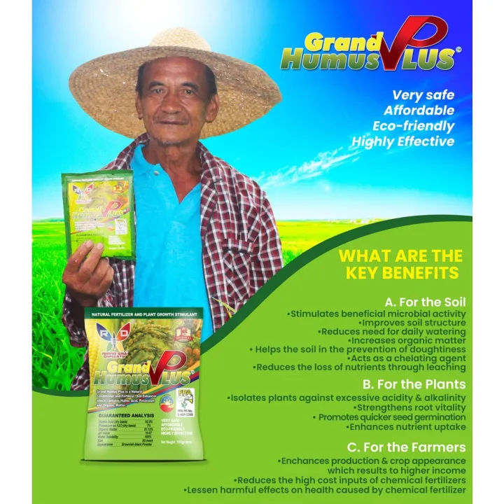 AUTHENTIC Grand Humus Plus plant booster | Lazada PH