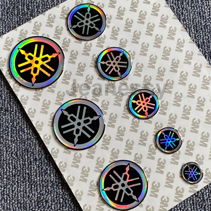 2PcsLot 3D Resin Emblem For Yamaha Logo Lc135 Y15zr R25 MT09 125zr ...
