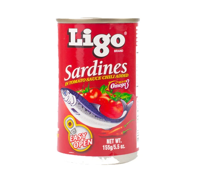 YMS Ligo Sardines Red Spicy Easy Open 155g | Lazada PH