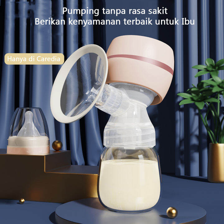 CAREDIA - Pompa ASI Elektrik Portable Tanpa Rasa Sakit Painless Rechargeable Single Electric ...