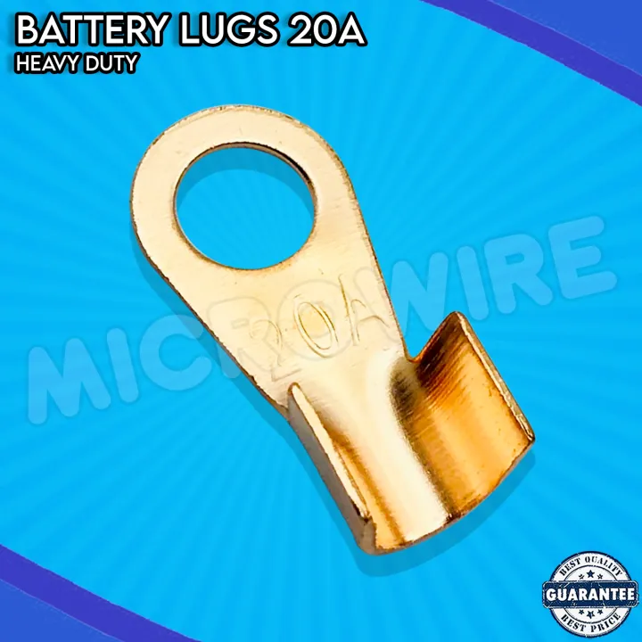 Heavy Duty Pure Copper Battery Terminal Lug 20A ( Per Piece ) | Lazada PH