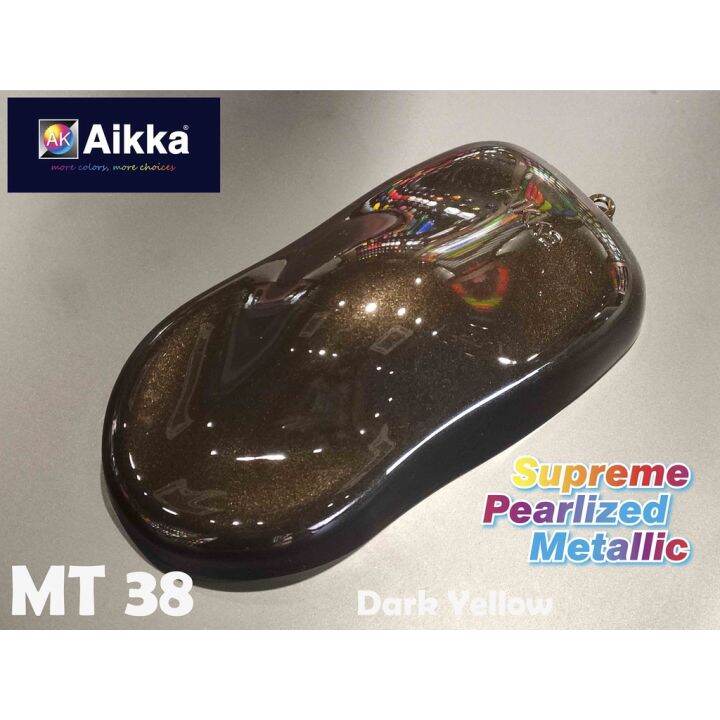 Aikka Supreme Metallic MT38 DARK YELLOW Cat Kereta Motor Cat Bancuh ...