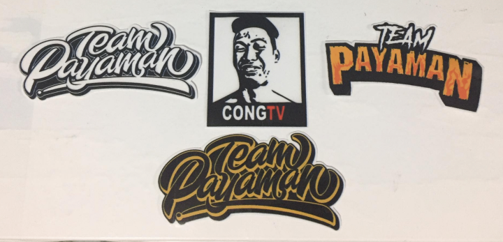 Cong TV Team Payaman Sticker Glossy Laminated WaterProof | Lazada PH