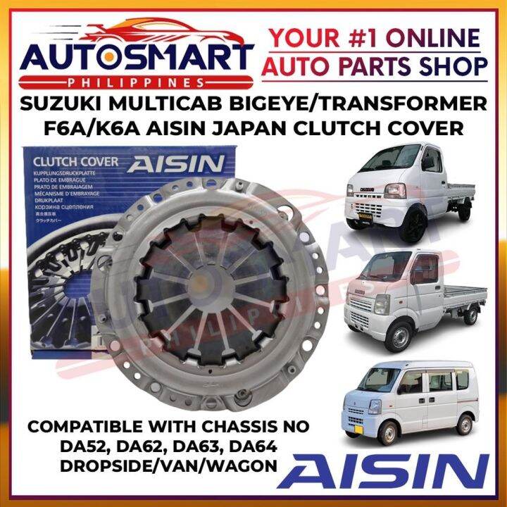 Suzuki Multicab Bigeye/Transformer Aisin Clutch Cover Pressure Plate ...