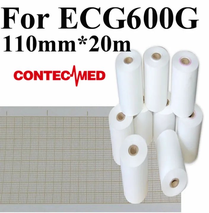 Ekg Paper Thermal ECG/ - 3-Channel, 80mm X 20m Roll Thermal Printer Paper