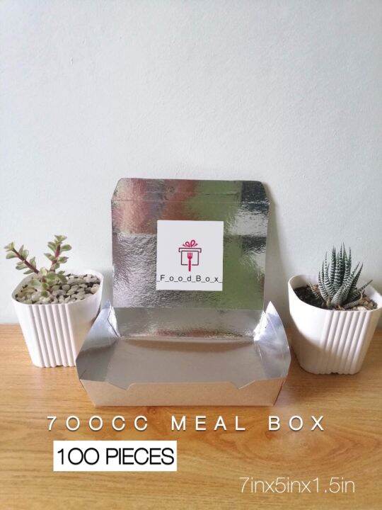 700cc Paper Meal Box/Meal Box/Food Box 100pcs | Lazada PH