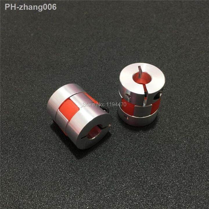 2pcs Flexible Plum Coupling BF 6.35x4 mm D25L30 6.35mm to 4mm CNC ...