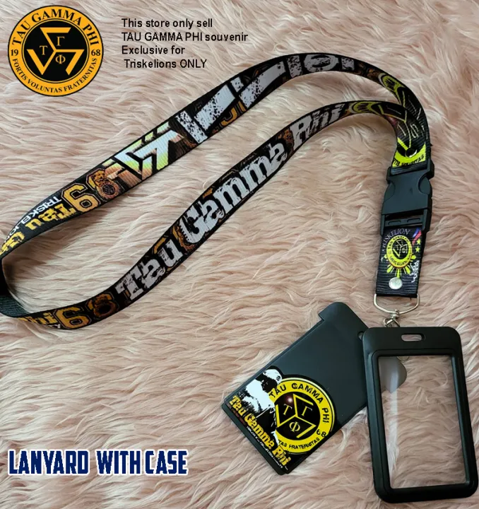 Tau Gamma Phi Lanyard Neck Strap Triskelion ID Lace | Lazada PH