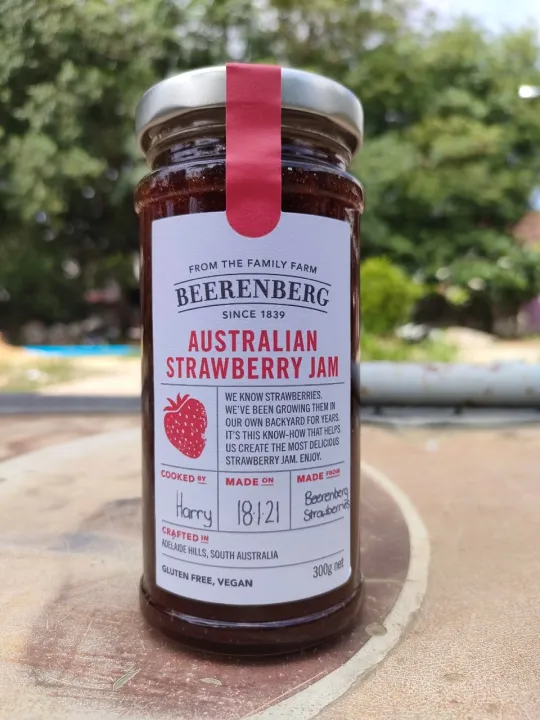 Beerenberg Strawberry jam 300 gram. 😊 แยมสตรอเบอร์รี่ ตรา บีเรนเบอร์ก ...