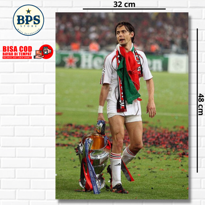 POSTER FILIPPO INZAGHI - FOTO INZAGHI - POSTER AC MILAN - POSTER ...