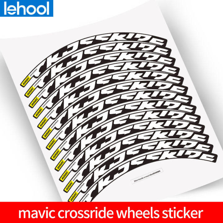 Mavic Crossride Mountain Bike Wheelset Stickers For 26 27.5 29Inch Use ...
