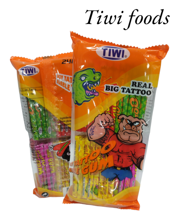 Tiwi Boy Tattoo Bubble Gum 24 pcs | Lazada PH