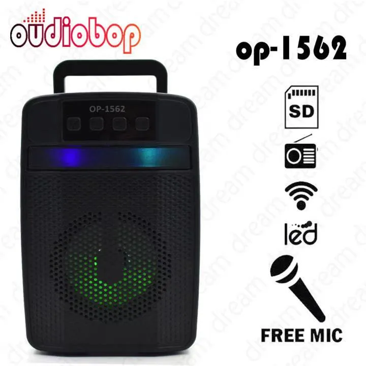 Bluetooth Speaker with (TF USB FM) Function Free Microphone OP-1562 | Lazada PH