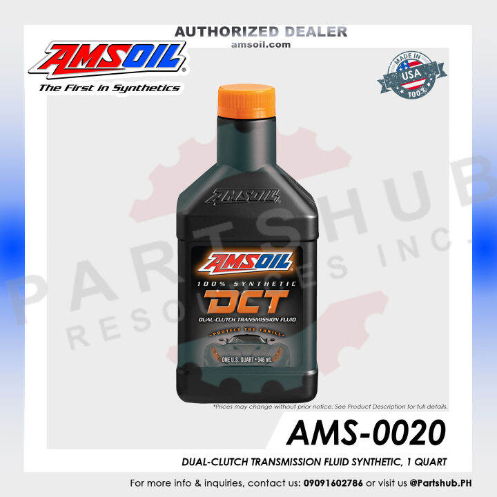 AMSOIL-0020 DUAL-CLUTCH TRANSMISSION FLUID SYNTHETIC, 1 QUART | Lazada PH