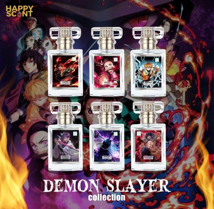 C Happy Scent Demon Slayer & Attack On Titan Perfume Collection 30ml ...