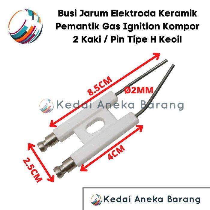 Busi Jarum Pemantik Pematik Elektroda Electrode Keramik Ceramic Gas LPG ...