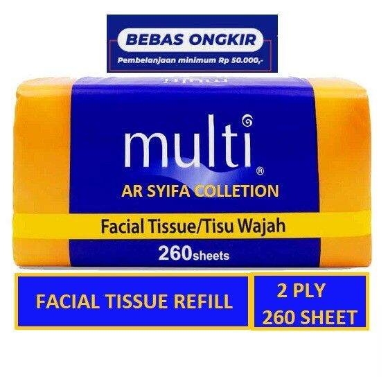 TISSUE MULTI 260 SHEET, TISU MULTI, FACIAL TISSUE REFILL | Lazada Indonesia