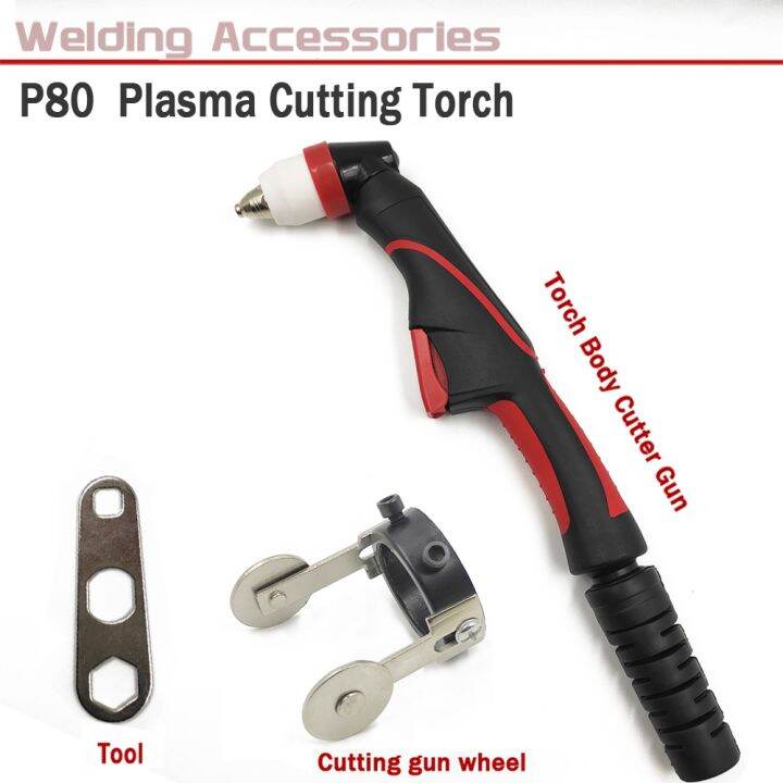 P80 80A M8 Plasma Cutting Torch Nozzle Tip Electrode Cutter Hand Hold ...