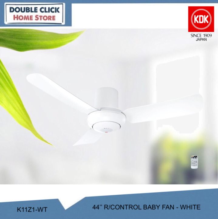 KDK K11Z1 WT Remote Control Baby Ceiling Fan (White) | Lazada