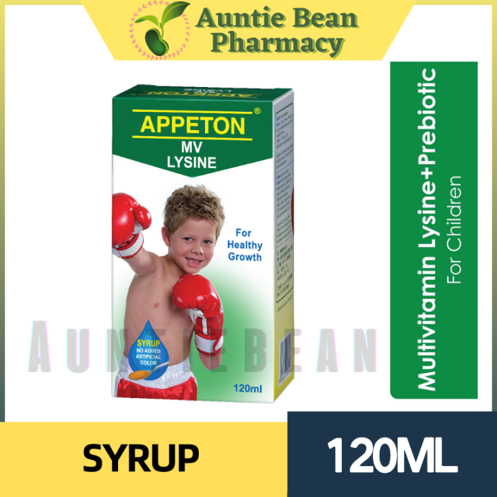 Appeton Multivitamin Lysine Syrup 120ml EXP:04/2024 | Lazada