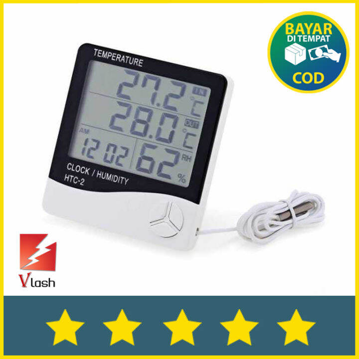 Alat Pengukur Kelembaban Udara dan Suhu Udara Harga Murah - Dilengkapi ...