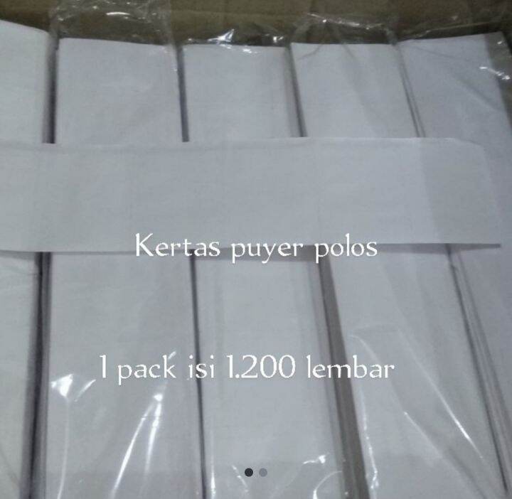 Kertas Puyer Press Polos Tanpa Design/Kertas Bungkus Obat Puyer Isi 1.200 Kantong | Lazada Indonesia