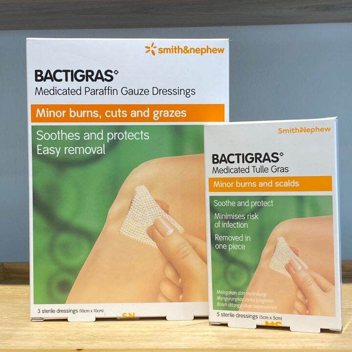 Smith + Nephew Bactigras Minor burns and scalds | Lazada