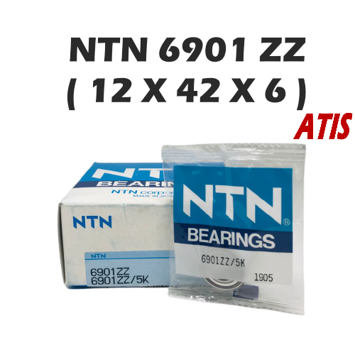 NTN 6901 ZZ ( 12 x 24 x 6 ) 100% AUTHENTIC Made In JAPAN Shielded Type ...