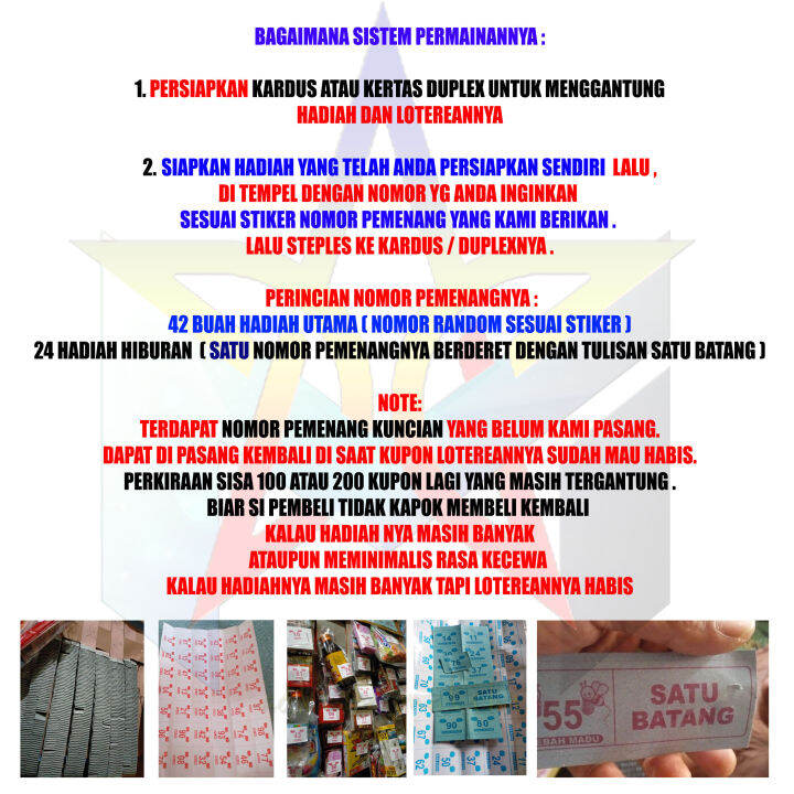 KOLAS MAINAN JADUL ISI 5000 LOTRE CABUT | Lazada Indonesia