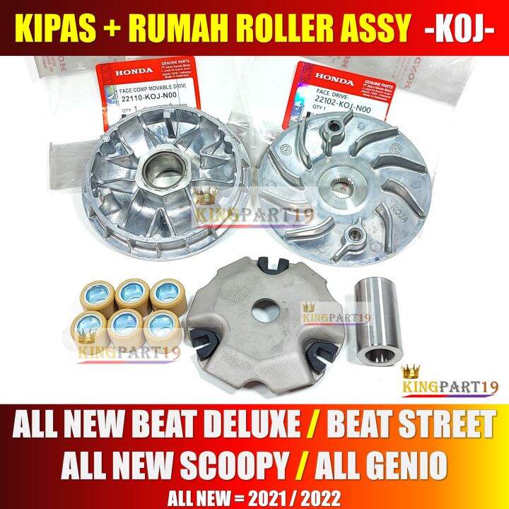 PAKET KIPAS RUMAH ROLLER GENIO BEAT NEW DELUXE BEAT STREET NEW SCOOPY NEW 2021 2022 K0J | Lazada ...