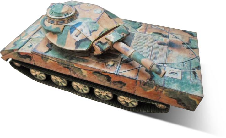 DIY Papercraft Lembar Pola Tank Perang Dunia 2 XM551 Sheridan | Lazada ...