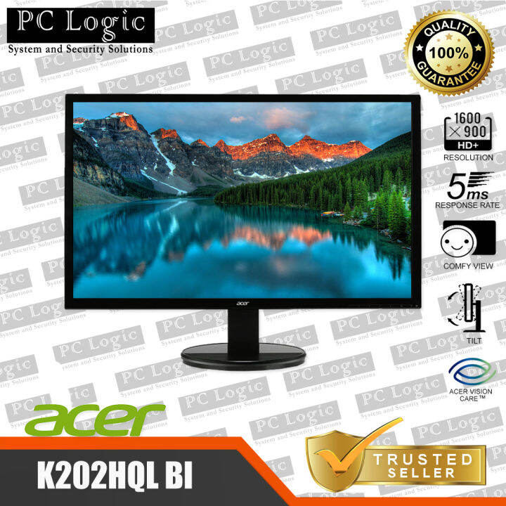 ACER K202HQL BI 20" INCH FLAT MONITOR | Lazada PH