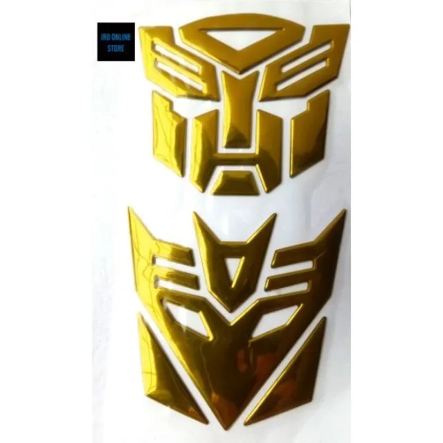 Transformer Emblem Sticker(Gold) | Lazada PH