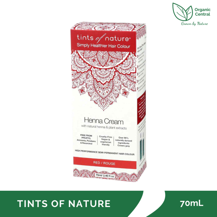 Tints of Nature Red Henna Cream Hair Dye 70mL | Lazada PH